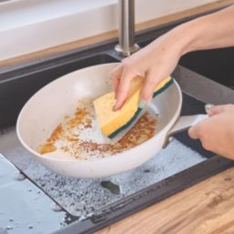 Essentials Sponge Scourer 84mm x 130mm 10 Pack - Screwfix