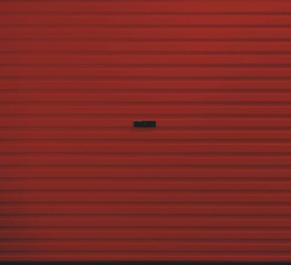 Gliderol 7' 9" x 7' Non-Insulated Steel Roller Garage Door Burgundy ...