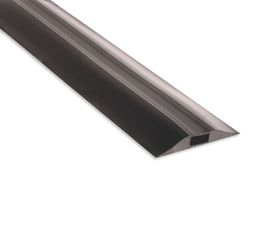COBA CablePro GP1 Medium Duty Cable Cover 9m Black - Screwfix