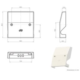 JG Speedfit Radiator Outlet Plate - Screwfix