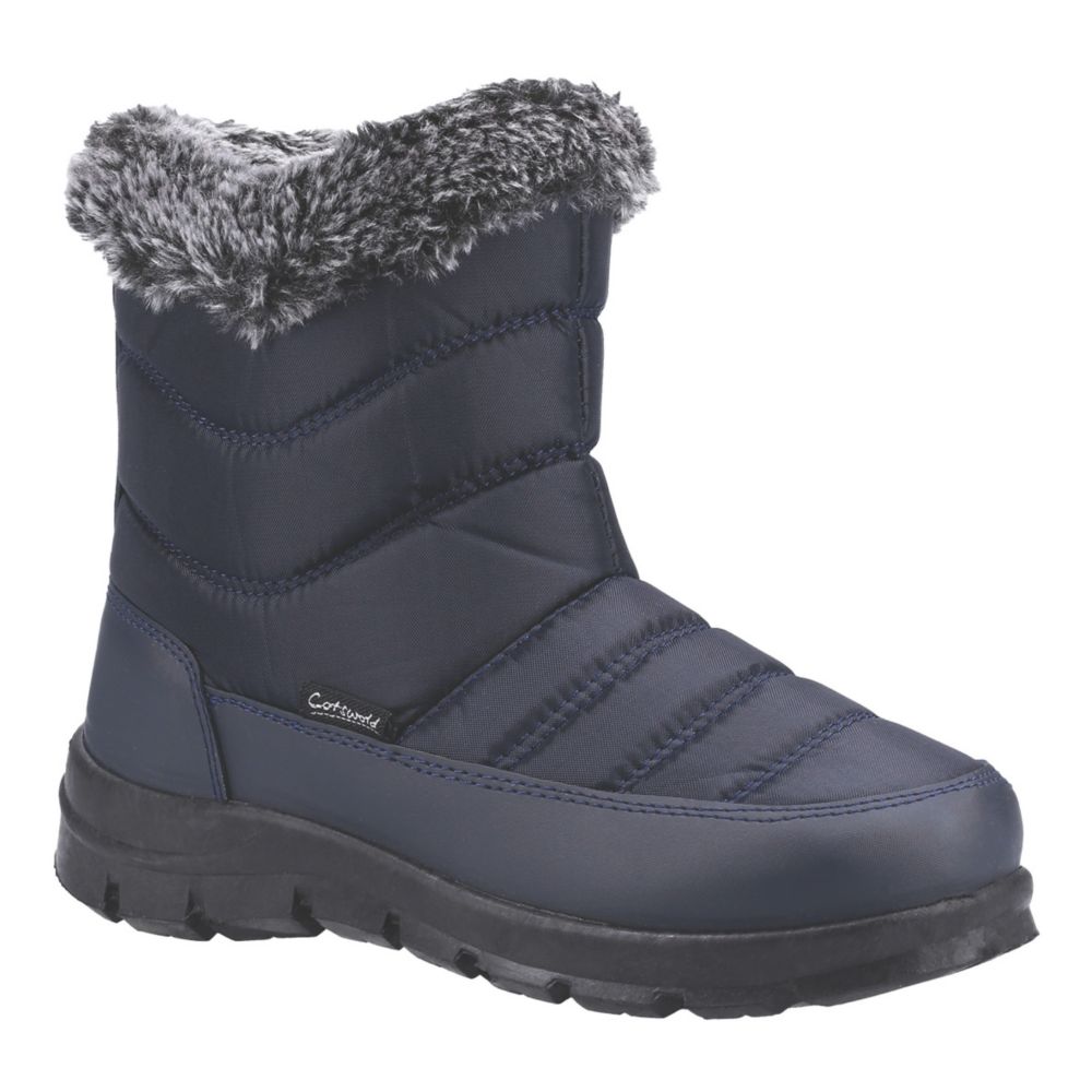 Cotswold Longleat Size 8 Womens Navy Non Safety Wellies - Screwfix