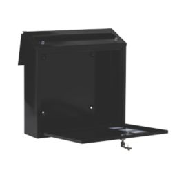 Burg-Wachter Aire Post Box Black Powder-Coated - Screwfix