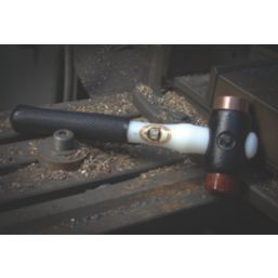 Thor Size 2 Copper/Hide Hammer 2 1/2lb (1.07kg) - Screwfix