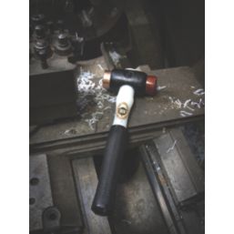 Thor Size 2 Copper/Hide Hammer 2 1/2lb (1.07kg) - Screwfix