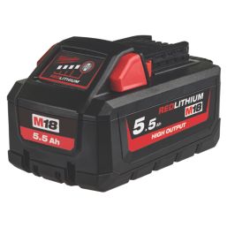 Milwaukee M18 ONEFSZ-552X FUEL 18V 2 x 5.5Ah Li-Ion RedLithium High Output Brushless Cordless ...