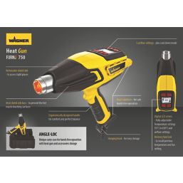Wagner Furno 750 2000W Electric Heat Gun 240V - Screwfix