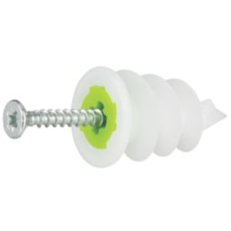 GripIt Self-Drive Plasterboard Fixings Acetal Plastic 27mm 10 Pack ...