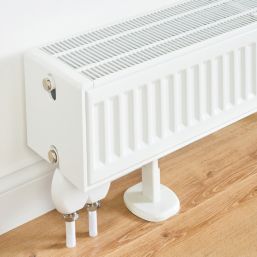 Time 300mm x 1800mm 11912BTU White Type 44 Convector Radiator - Screwfix
