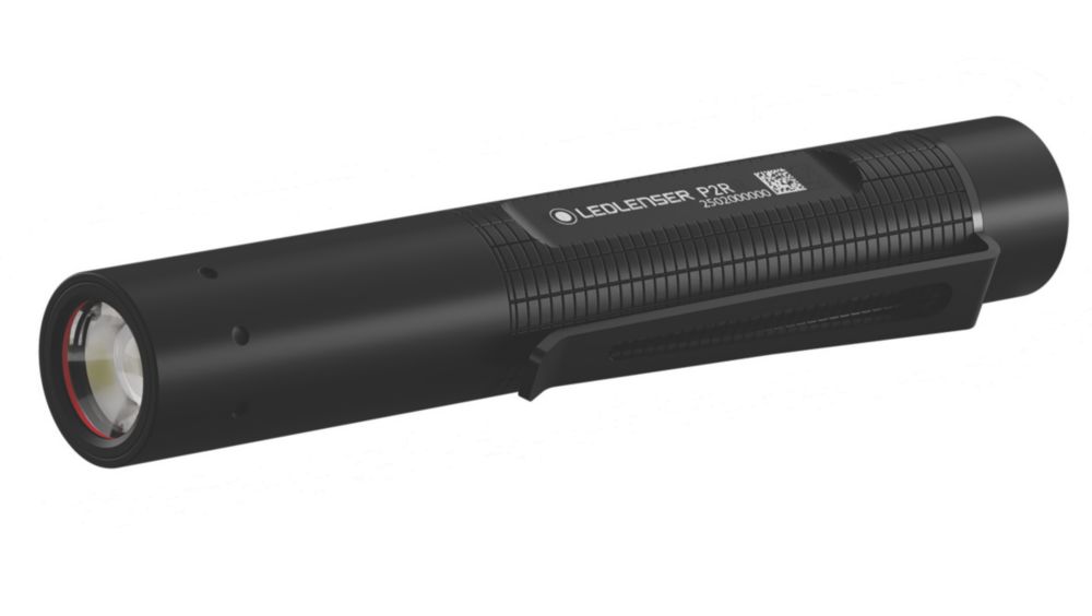 LEDlenser P2R Rechargeable LED Pen Torch Black 200lm - Screwfix