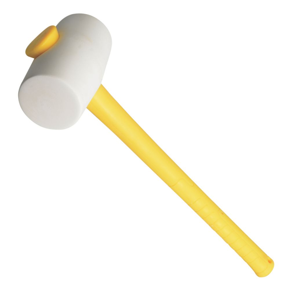 Thor THO61954WFG White Rubber Mallet 1 3/4lb (0.73kg) - Screwfix