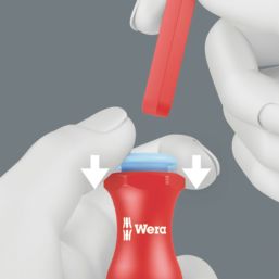 Wera Kraftform Kompakt Extra Slim 1 Tool Finder VDE Interchangeable Insulated Screwdriver Set 17 ...