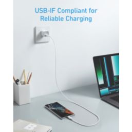 Anker USB-C to USB-C Charging Cable 0.9m - Screwfix