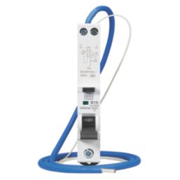 MK Sentry 16A 30mA Type A SP B Curve RCBO - Screwfix