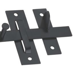 Smith & Locke Gate Latch Black 178mm - Screwfix
