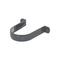 FloPlast Round Rainwater Downpipe Clips Anthracite Grey 68mm 10 Pack ...