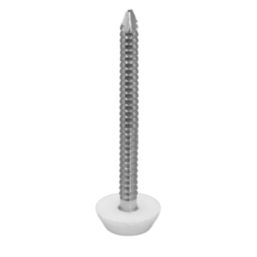 FloPlast Pins White Head A4 Stainless Steel Shank 2mm x 40mm 250 Pack ...
