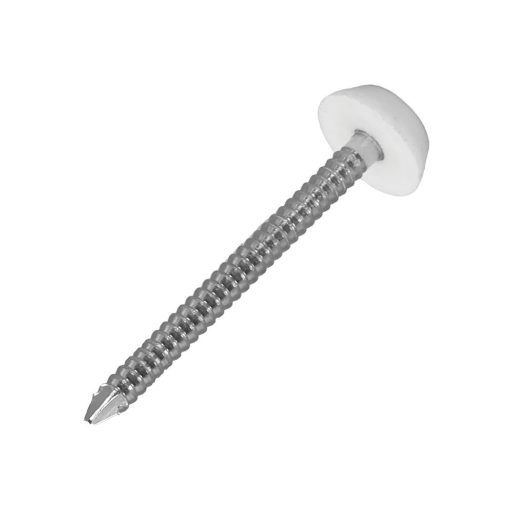 FloPlast Pins White Head A4 Stainless Steel Shank 2mm x 40mm 250 Pack ...