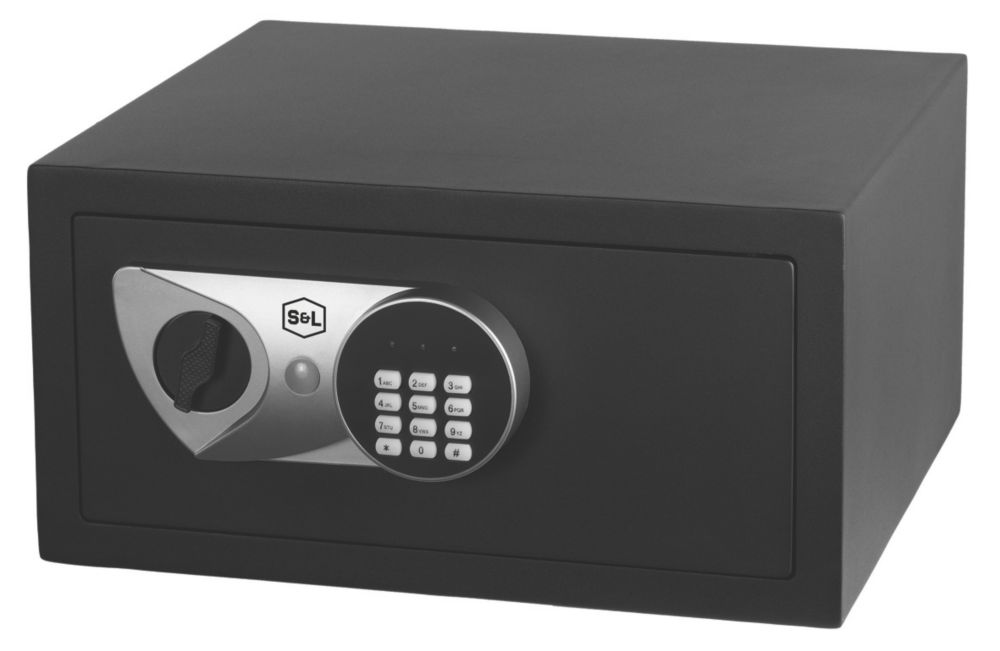 Smith & Locke Electronic Combination Safe 22.5Ltr - Screwfix