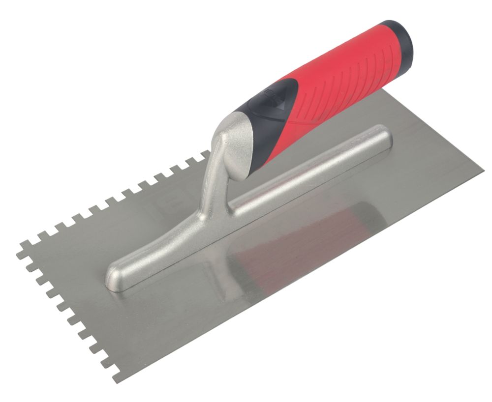 Rubi 6mm Jagged Trowel 10.82" x 4.72" - Screwfix