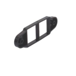 FloPlast RCS9B uPVC Square Spacer Bracket Black 65mm - Screwfix