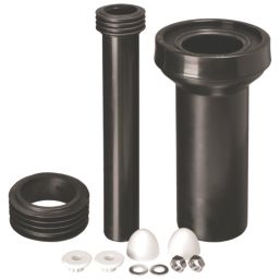 McAlpine WC Frame Connector Kit Black - Screwfix