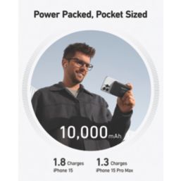 Anker MagGo 10,000mAh Power Bank (10K) - Screwfix