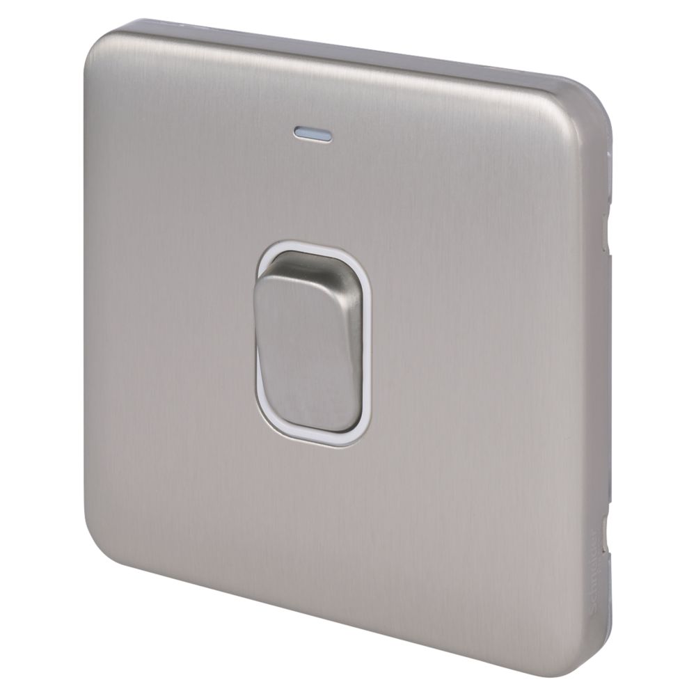Schneider Electric Lisse Deco 20AX 1-Gang DP Control Switch Brushed ...