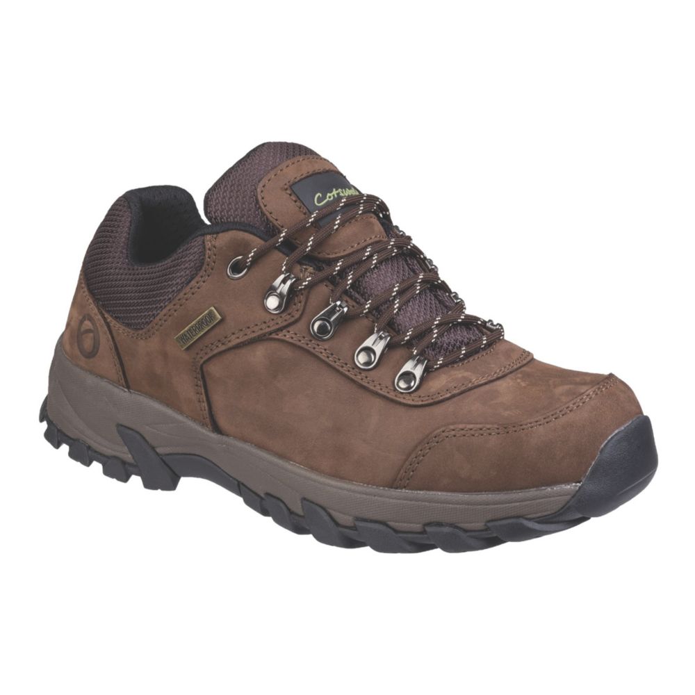 Cotswold Hawling Size 11 Brown Waterproof Non Safety Work Boots - Screwfix