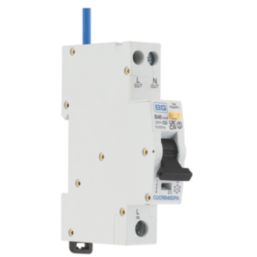 British General 40A 30mA Type A DP B Curve Bidirectional RCBO Double Pole - Screwfix