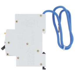 British General 40A 30mA Type A DP B Curve Bidirectional RCBO Double Pole - Screwfix