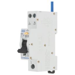 British General 40A 30mA Type A DP B Curve Bidirectional RCBO Double Pole - Screwfix