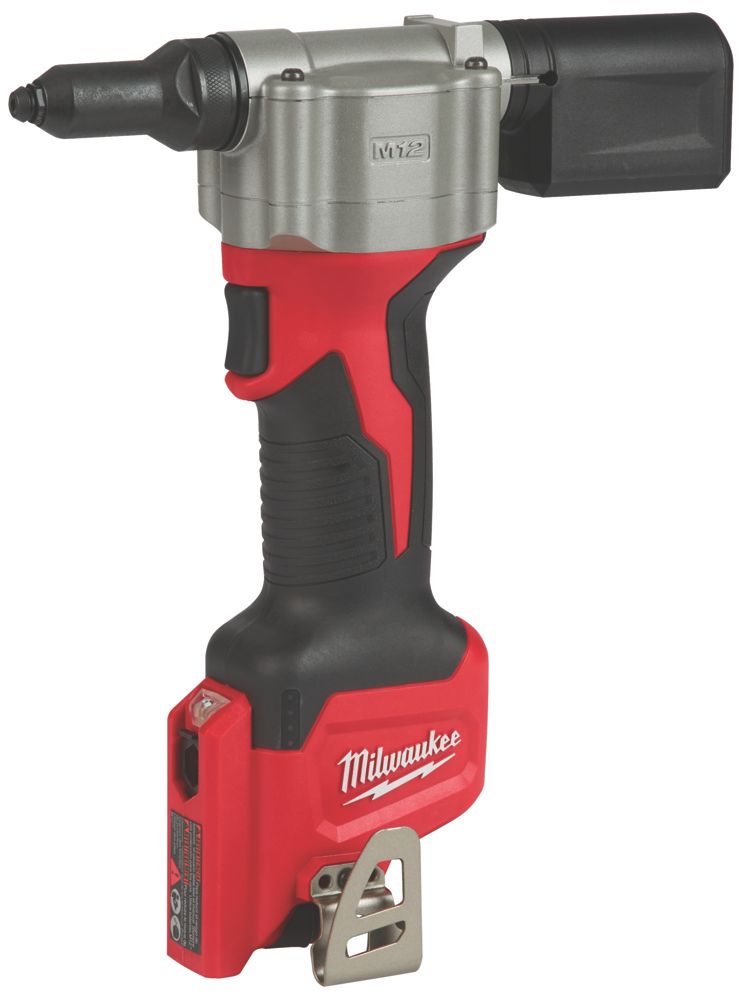 Milwaukee M12 BPRT-0 12V Li-Ion RedLithium Cordless Rivet Gun - Bare ...