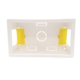 Tower 2-Gang Dry Lining Box 47mm - Screwfix