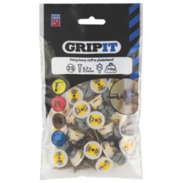 GripIt Plasterboard Fixings 15mm x 205mm 25 Pack - Screwfix