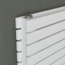 Ximax Watson Duplex 1185mm x 600mm 3932BTU White Vertical Towel ...