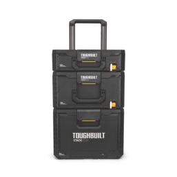 Toughbuilt StackTech 3 Piece Rolling Toolbox Set - Screwfix