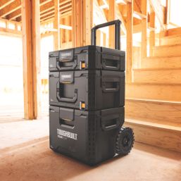 Toughbuilt StackTech 3 Piece Rolling Toolbox Set - Screwfix