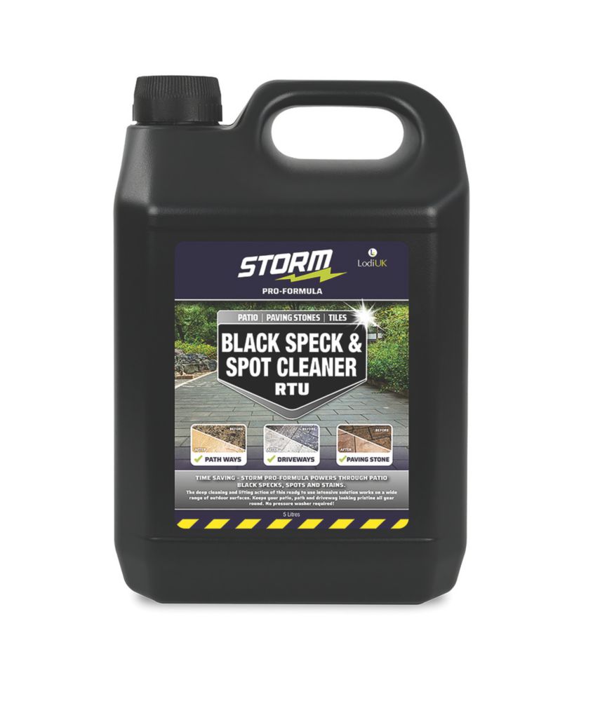 Storm Pro-Formula Patio Black Speck & Spot Cleaner RTU 5Ltr - Screwfix