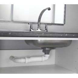 Wavin HepVo Waste Trap White 40mm x 40mm - Screwfix