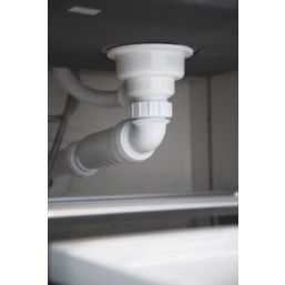 Wavin HepVo Waste Trap White 40mm x 40mm - Screwfix