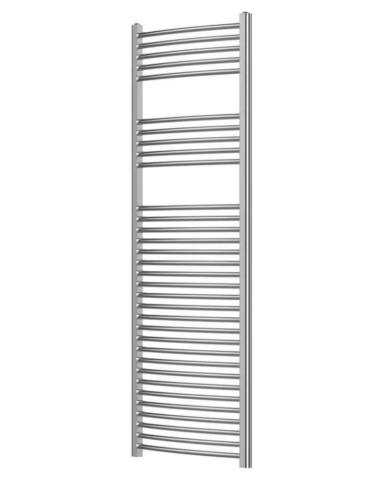 Blyss Curved Towel Radiator 1600 x 600mm Chrome 1889BTU | Towel Rails ...