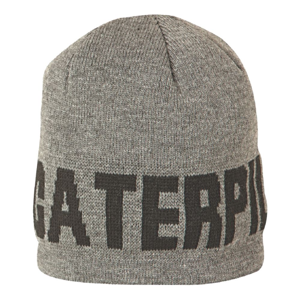 CAT Branded Beanie Grey - Screwfix