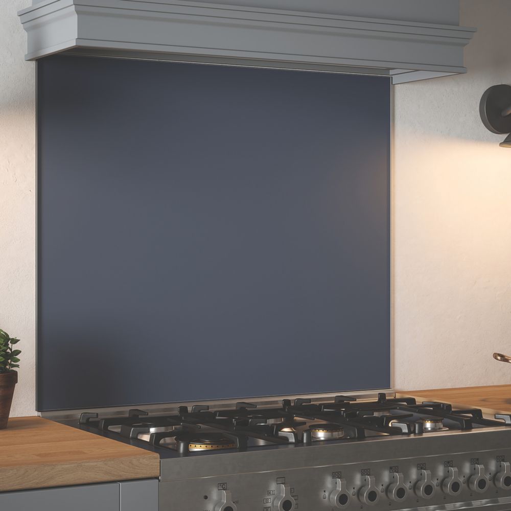 Country Living Peacock Blue Kitchen Splashback 900mm x 750mm x 6mm ...
