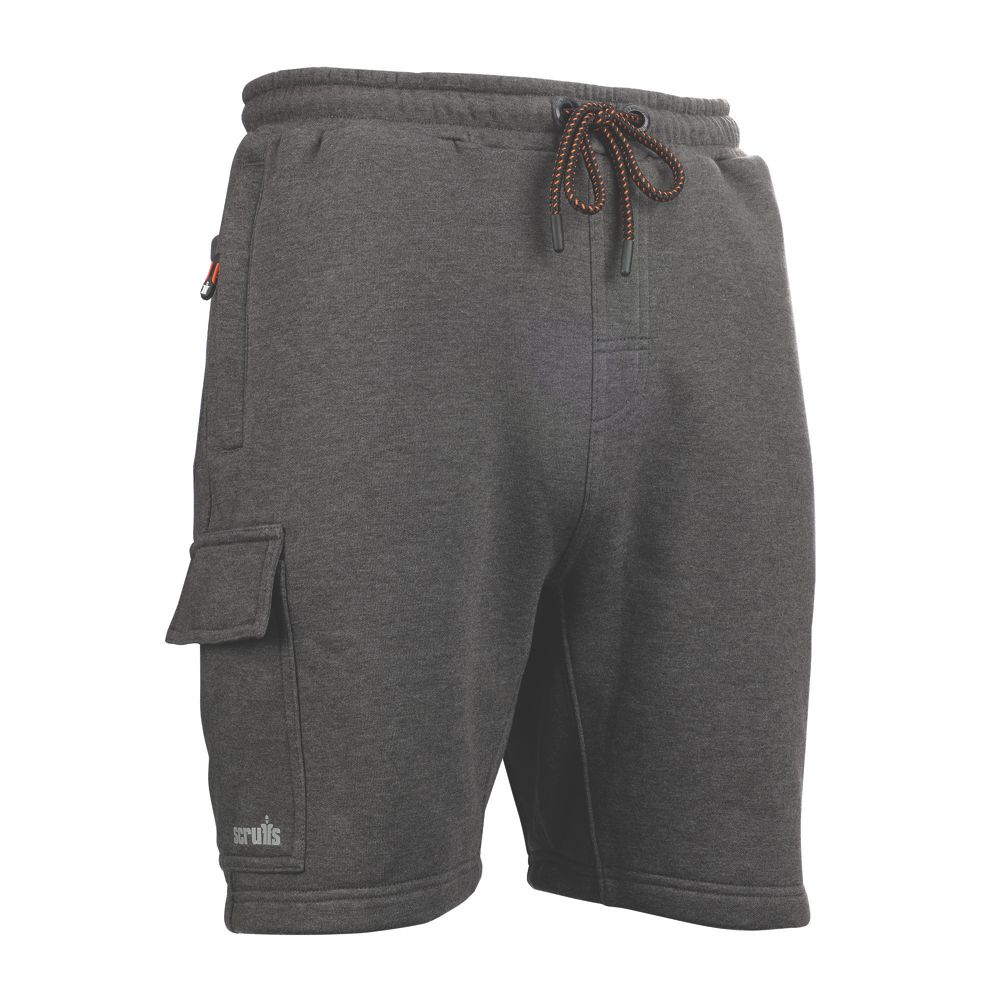 Scruffs Jogger Shorts Charcoal Marl X Large 33-42" W - Screwfix