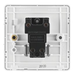 Arlec 10A 1-Gang Intermediate Switch White - Screwfix