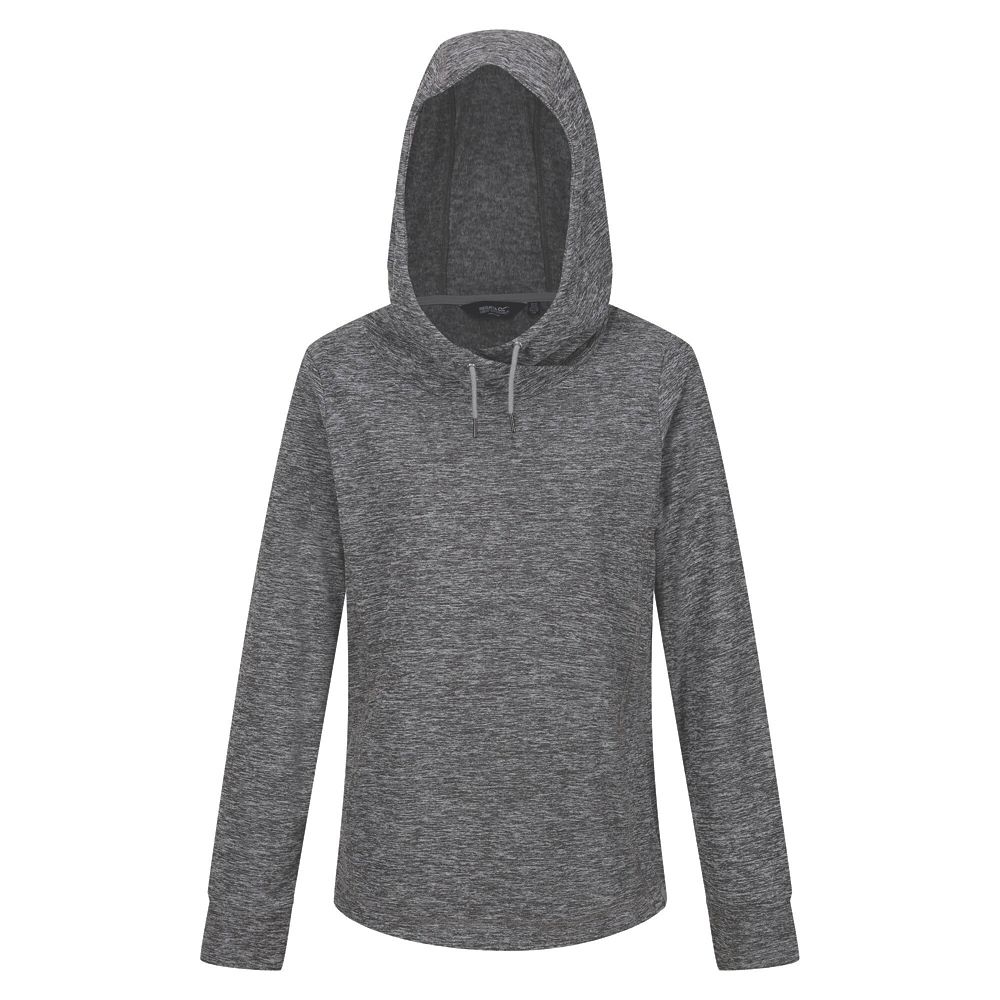 Regatta Kizmit II Womens Fleece Storm Grey Marl Size 10 - Screwfix