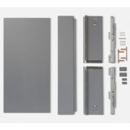 Essentials Soto Deep Drawer Box Matt Grey 1000mm - Screwfix