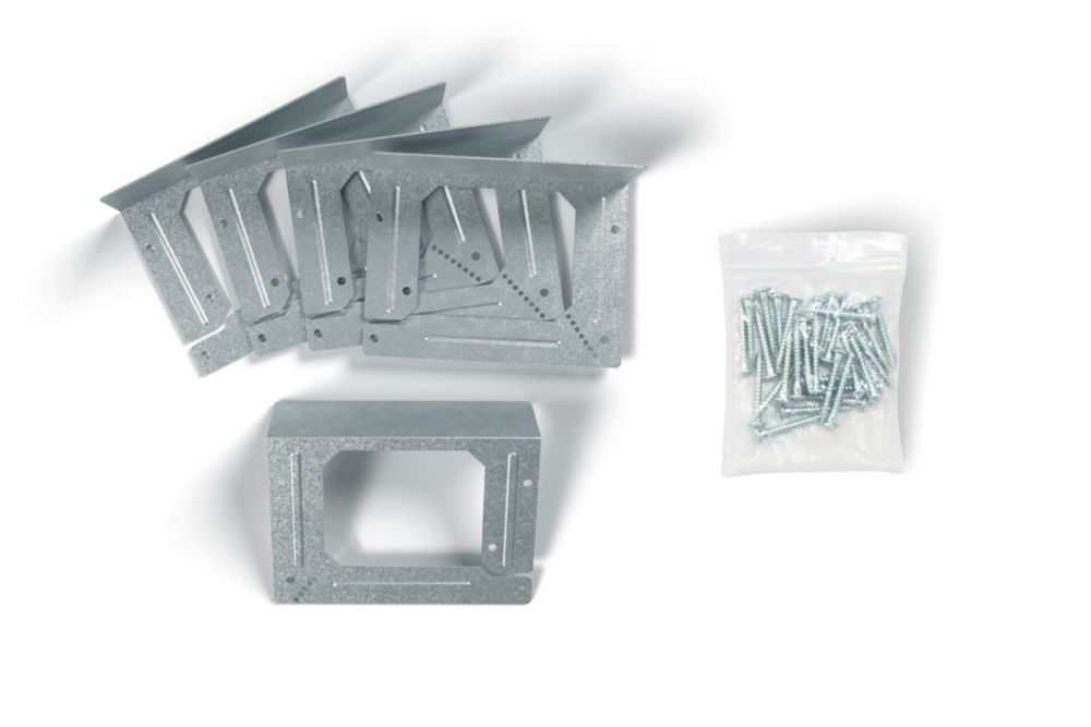 Simpson Strong-Tie Reinforcement Brackets 109mm x 109mm 5 Pack - Screwfix