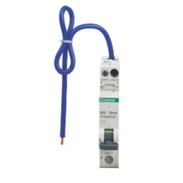 Crabtree Starbreaker 20A 30mA SP & N Type B Mini-RCBO - Screwfix