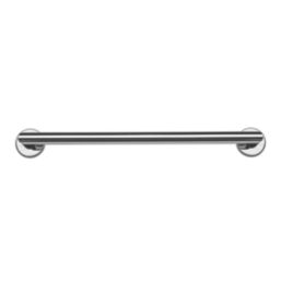 Croydex Straight Household Grab Bar Chrome 600mm - Screwfix